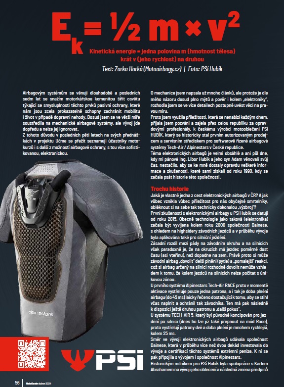 Kinetická energie = jedna polovina m (hmotnost tělesa) krát v (jeho ...